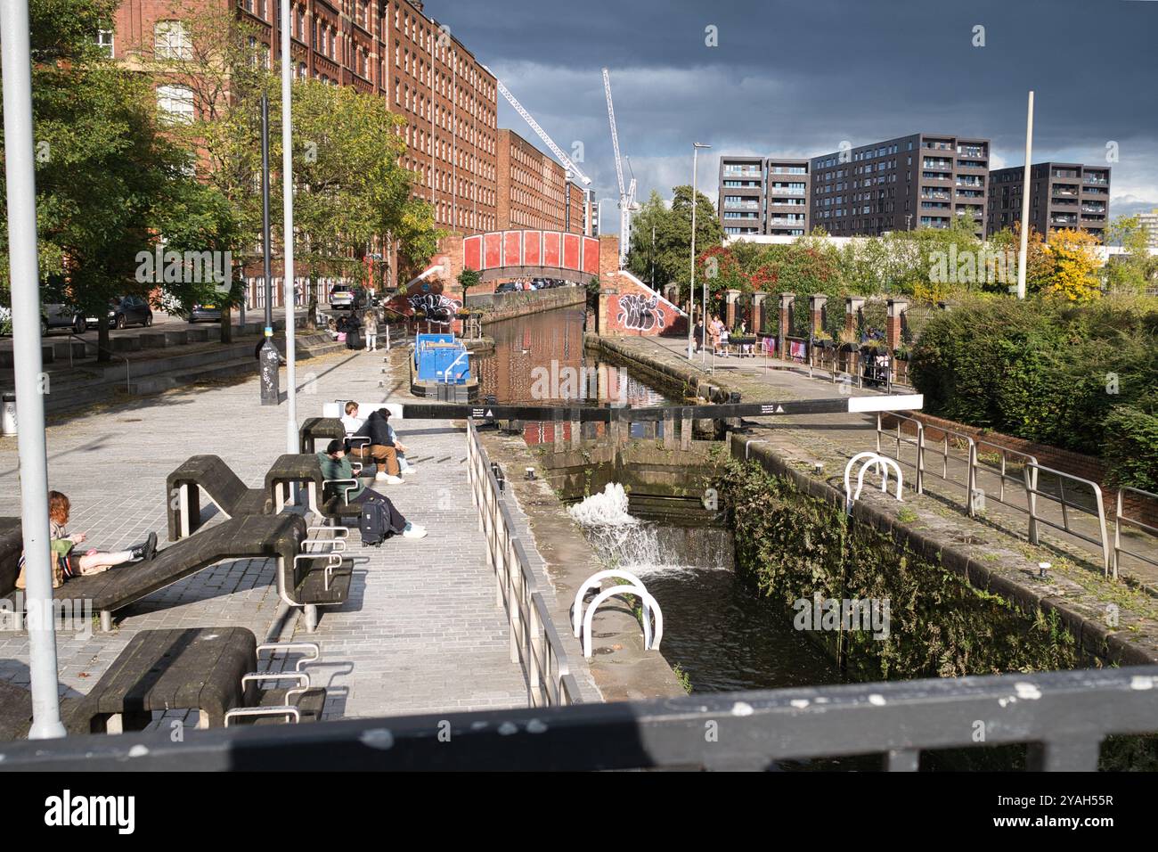 New islington marina in new islington hi-res stock photography and ...