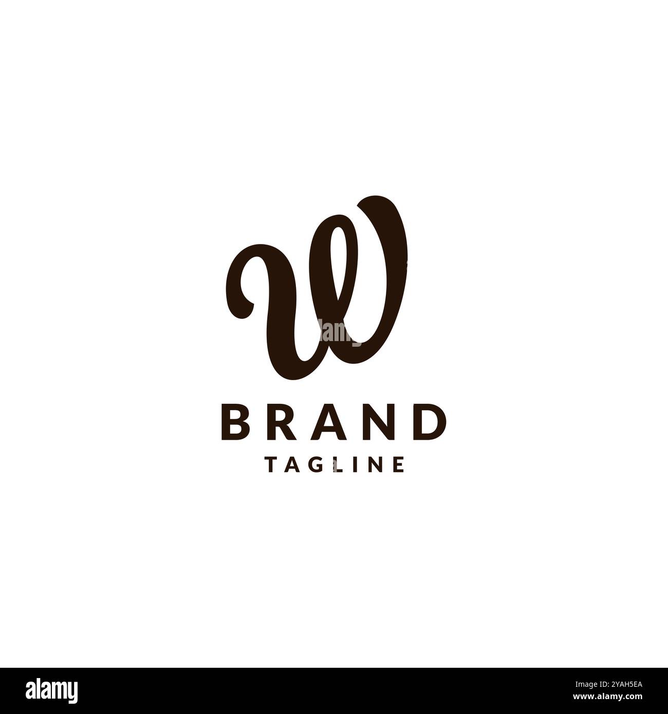 Luxury signature unique food logo Stock Vector Images - Alamy