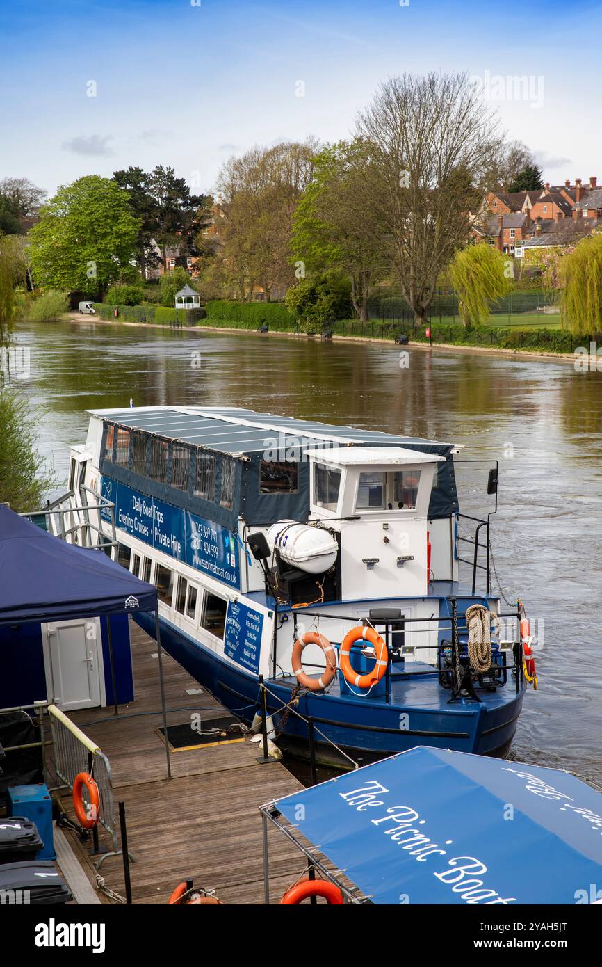UK, England, Shropshire, Shrewsbury, Victoria Quay on River Severn ...