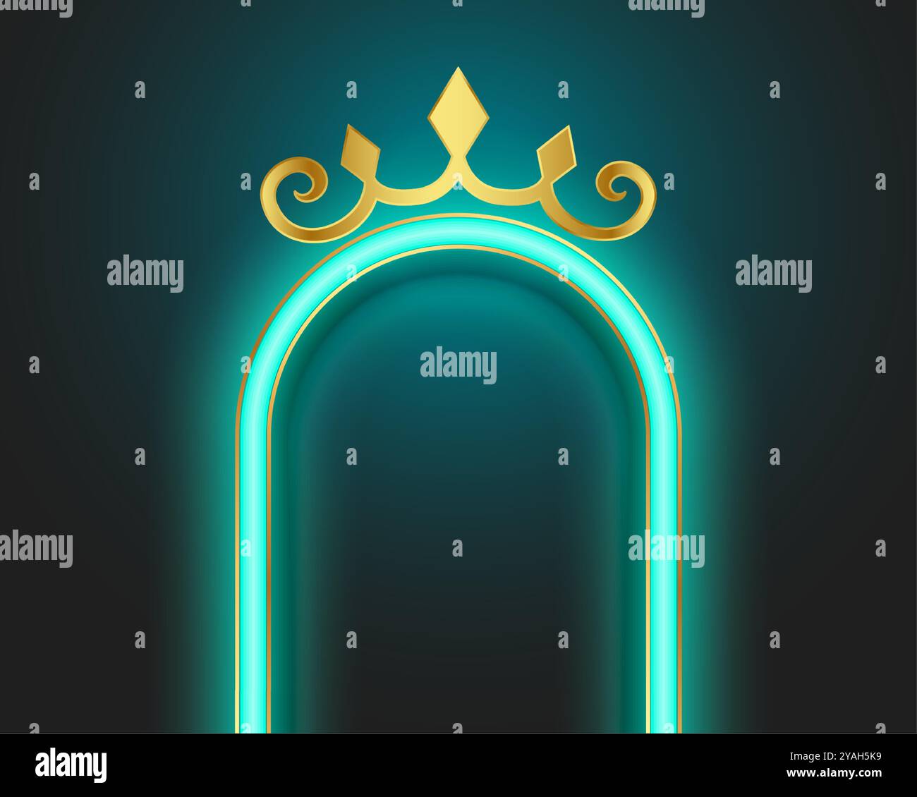 Glowing crown Stock Vector Images - Alamy
