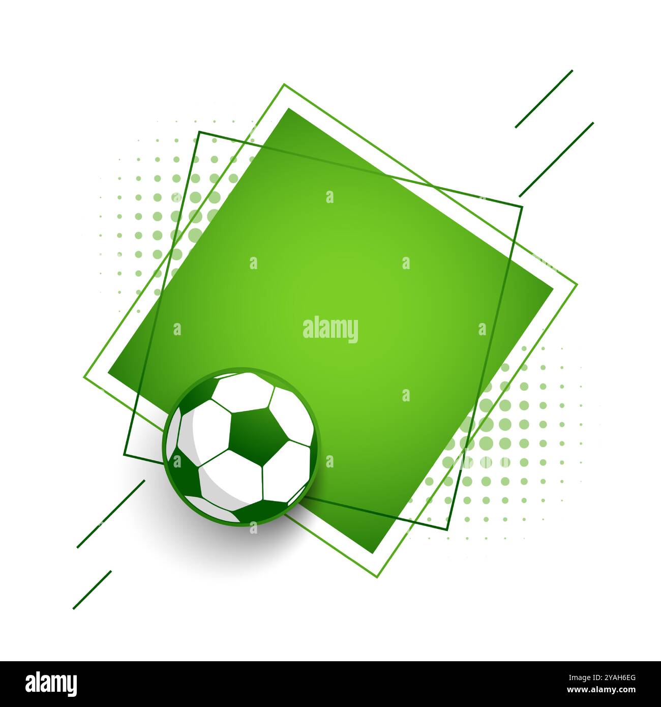 soccer or football league background with text space vector Stock ...