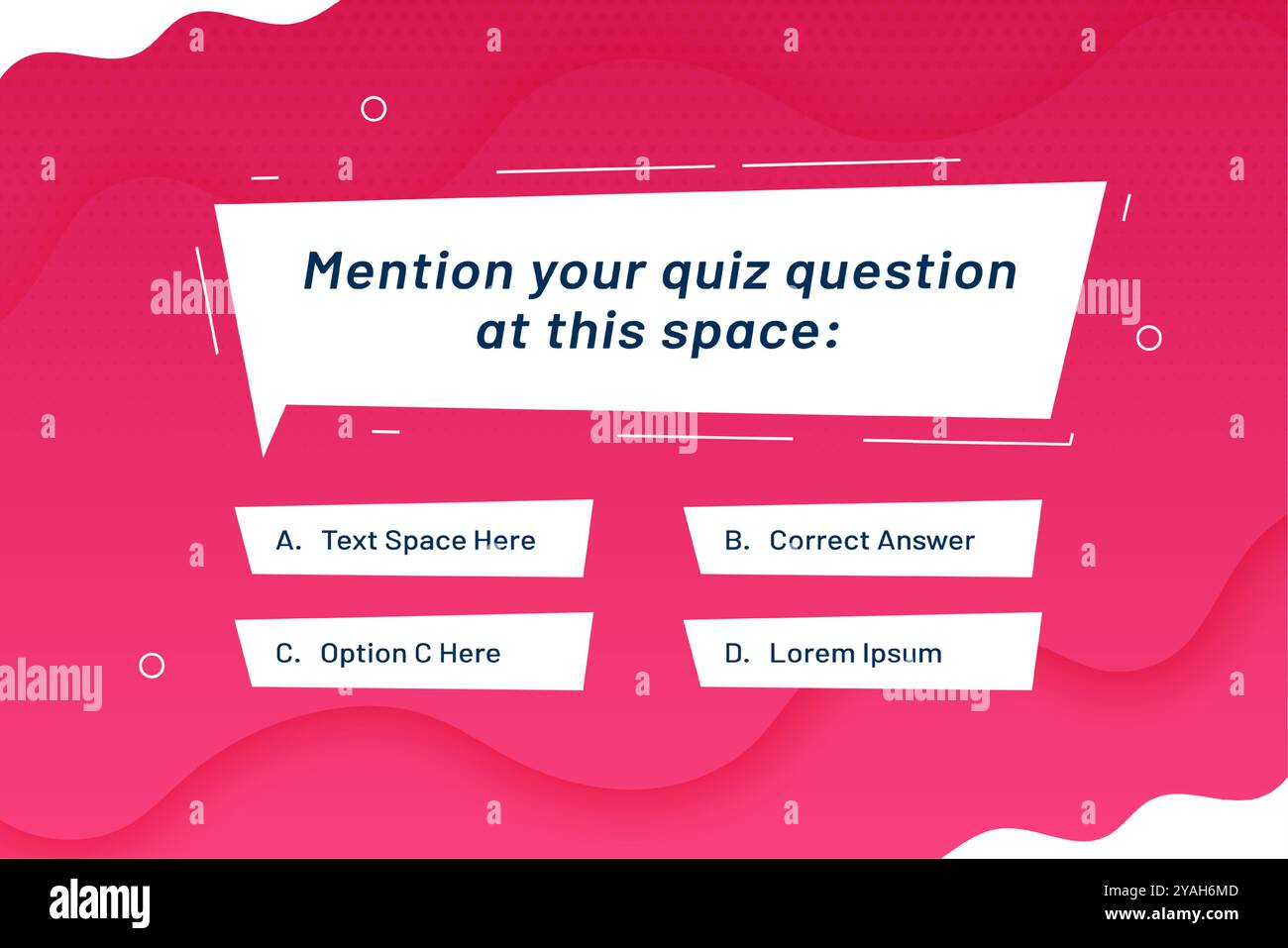 multiple questionnaire choice banner for fun voting and smart guess ...