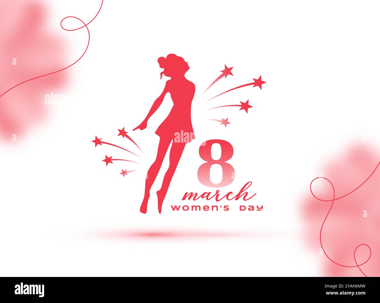 8th march international women's day event background design vector ...