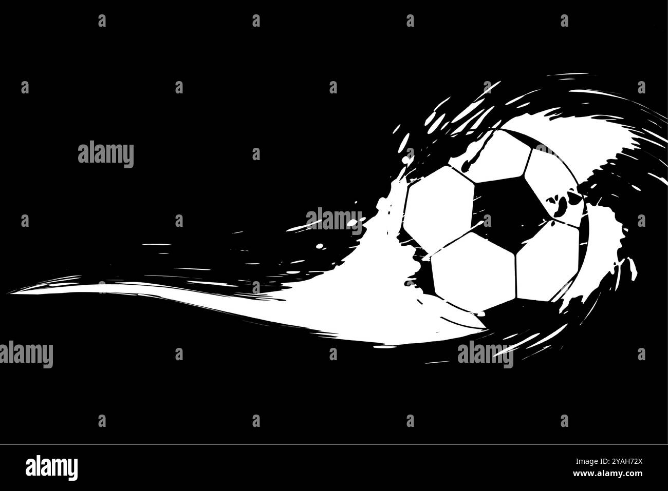 abstract soccer ball kickoff dark background design vector Stock Vector ...