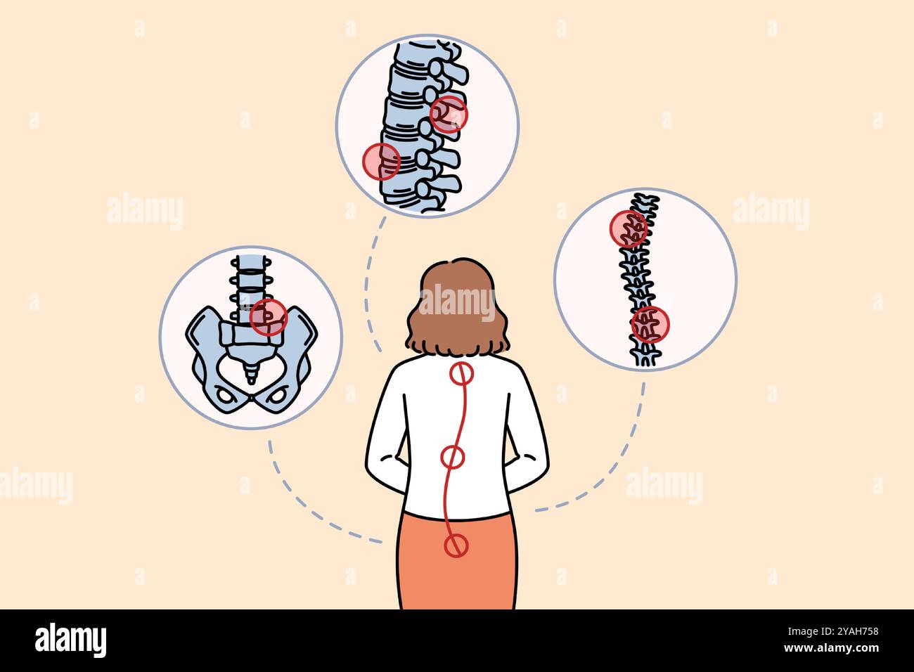 Office lumbar Stock Vector Images - Alamy