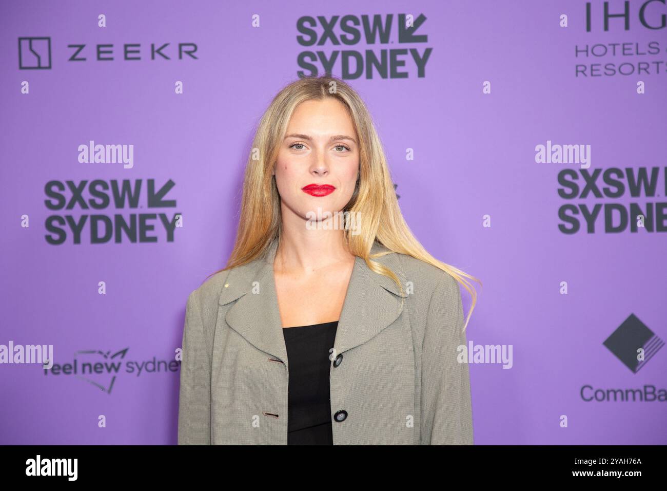 Sydney, Australia. 14th October 2024: Courtney Clarke arrives on the ...