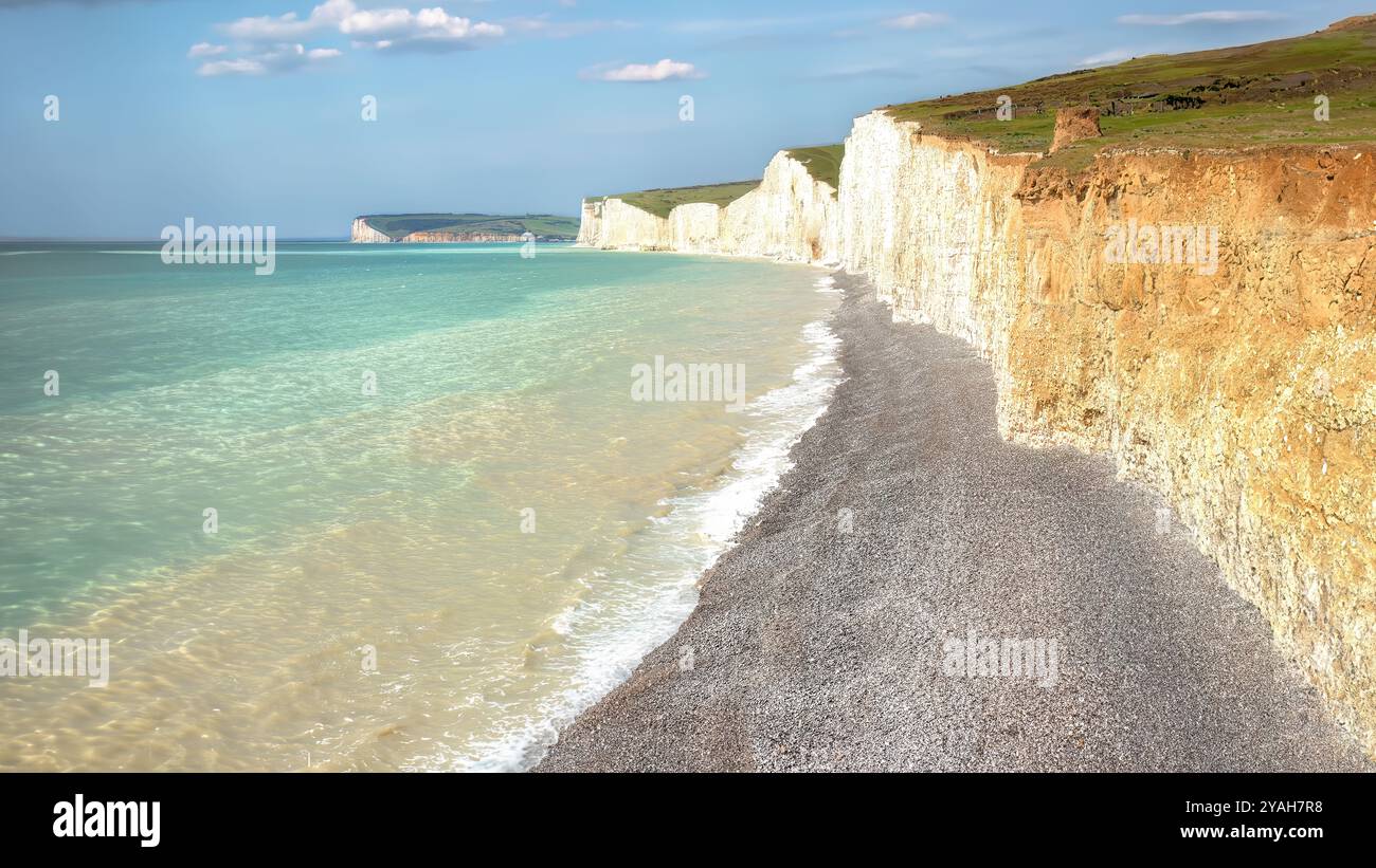 Aerial view chalk cliffs hi-res stock photography and images - Alamy