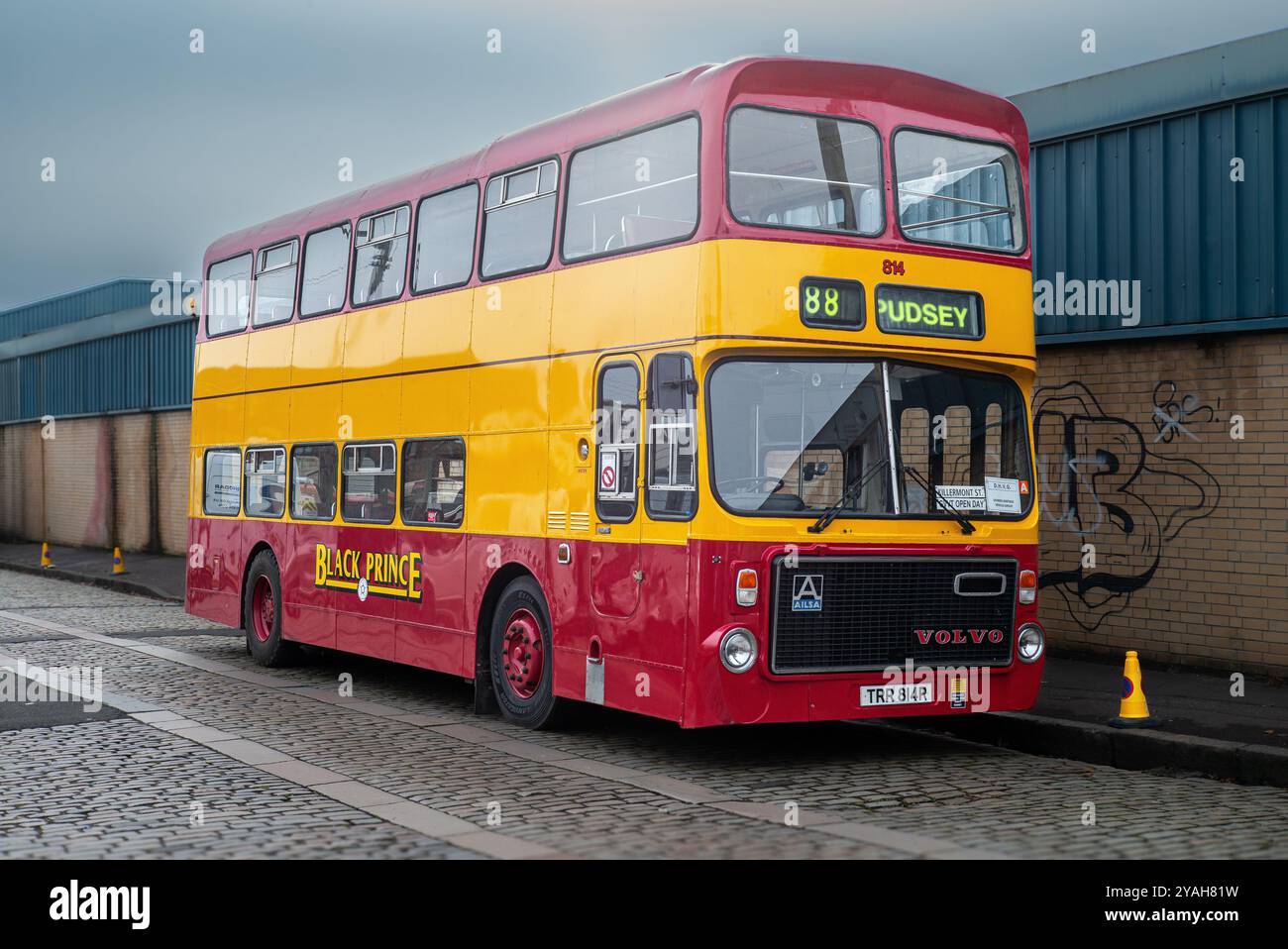 1977 Volvo Ailsa Double Decker bus in the livery of Black Prince from ...