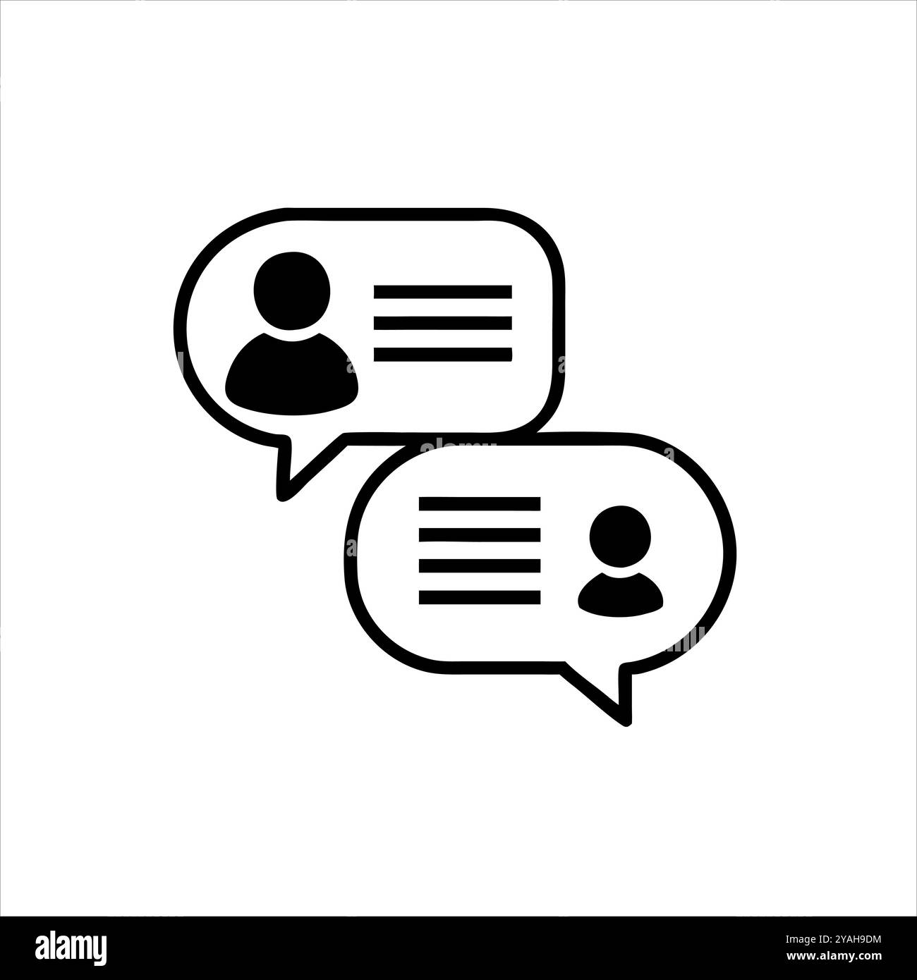 Notification bubbles Stock Vector Images - Alamy