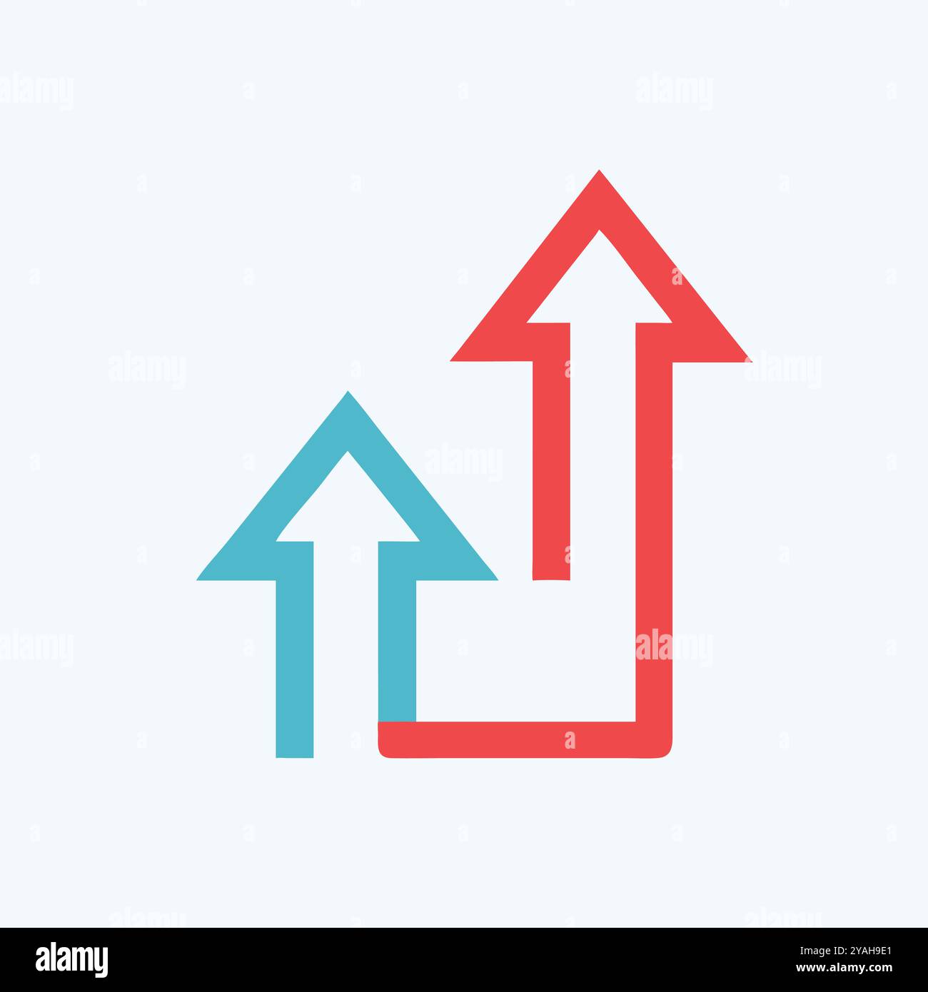 Growth Arrow icon vector art image Stock Vector Image & Art - Alamy
