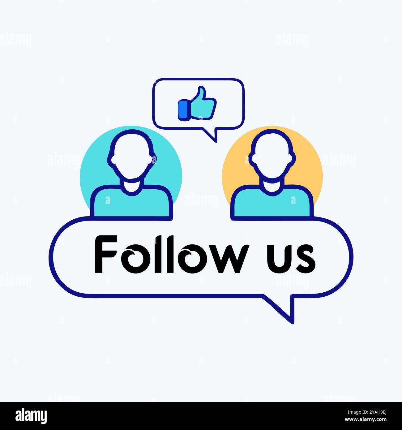 follow us vector art images Stock Vector Image & Art - Alamy