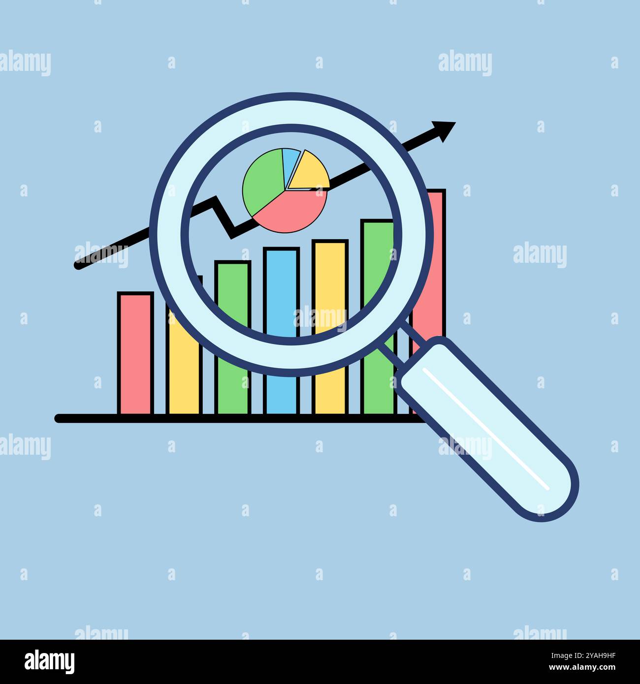Analysis icon hi-res stock photography and images - Alamy