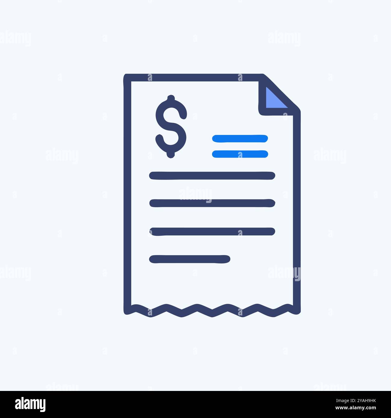 Invoice icon vector art image set Stock Vector Image & Art - Alamy
