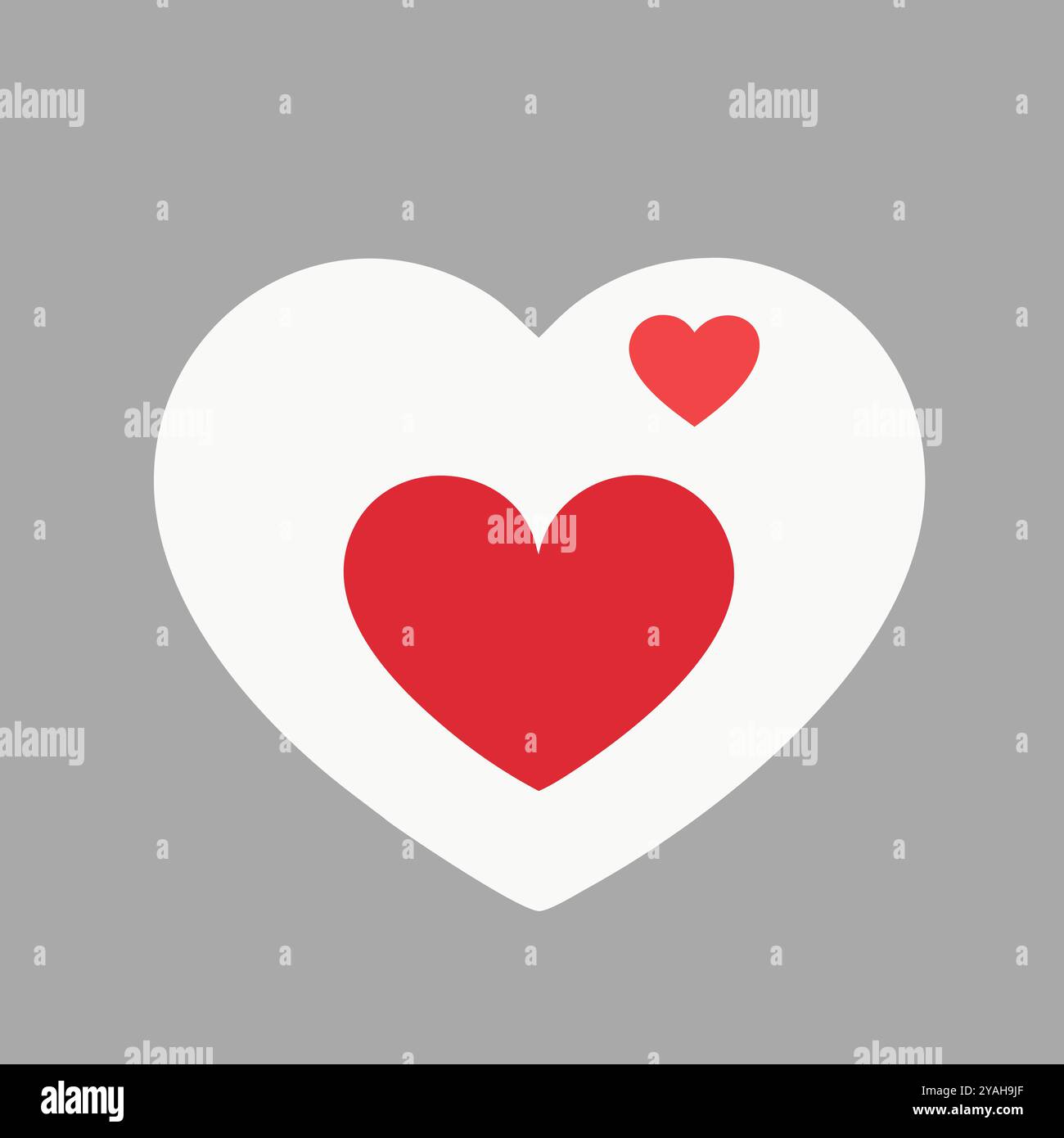 Hearts icon Stock Vector Images - Alamy