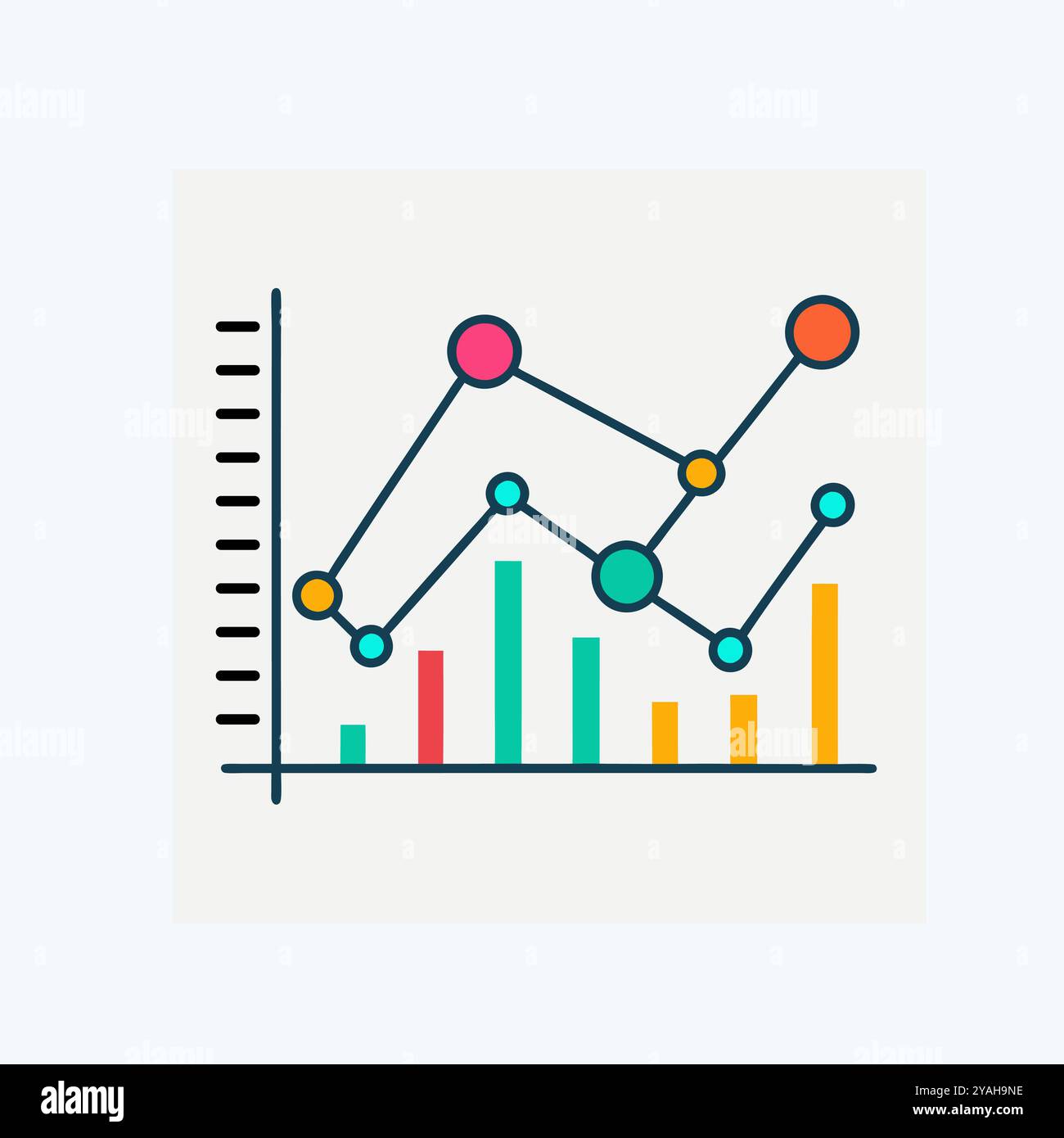 Arrow chart lines hi-res stock photography and images - Alamy