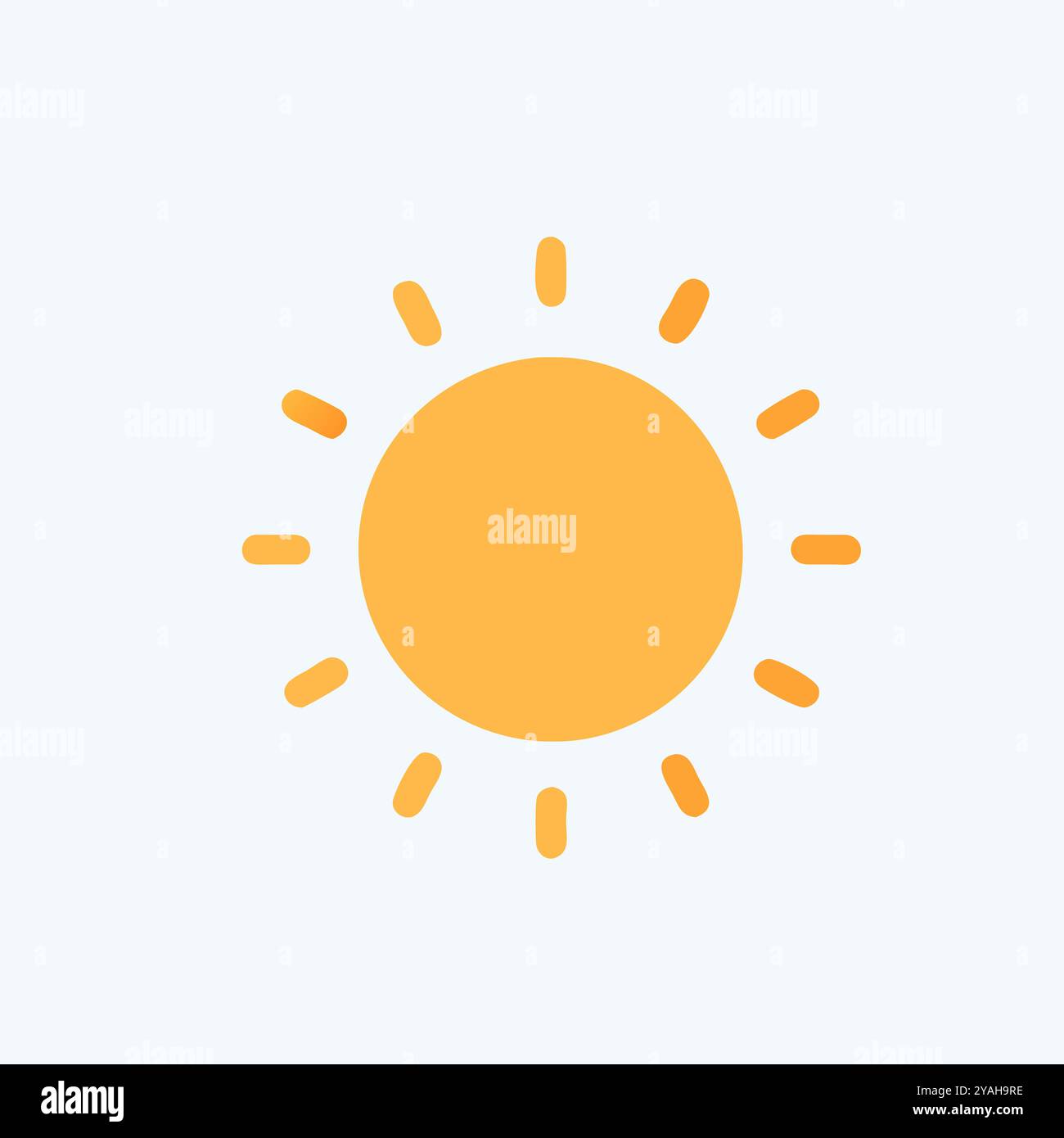 Sun icon vector art image Stock Vector Image & Art - Alamy