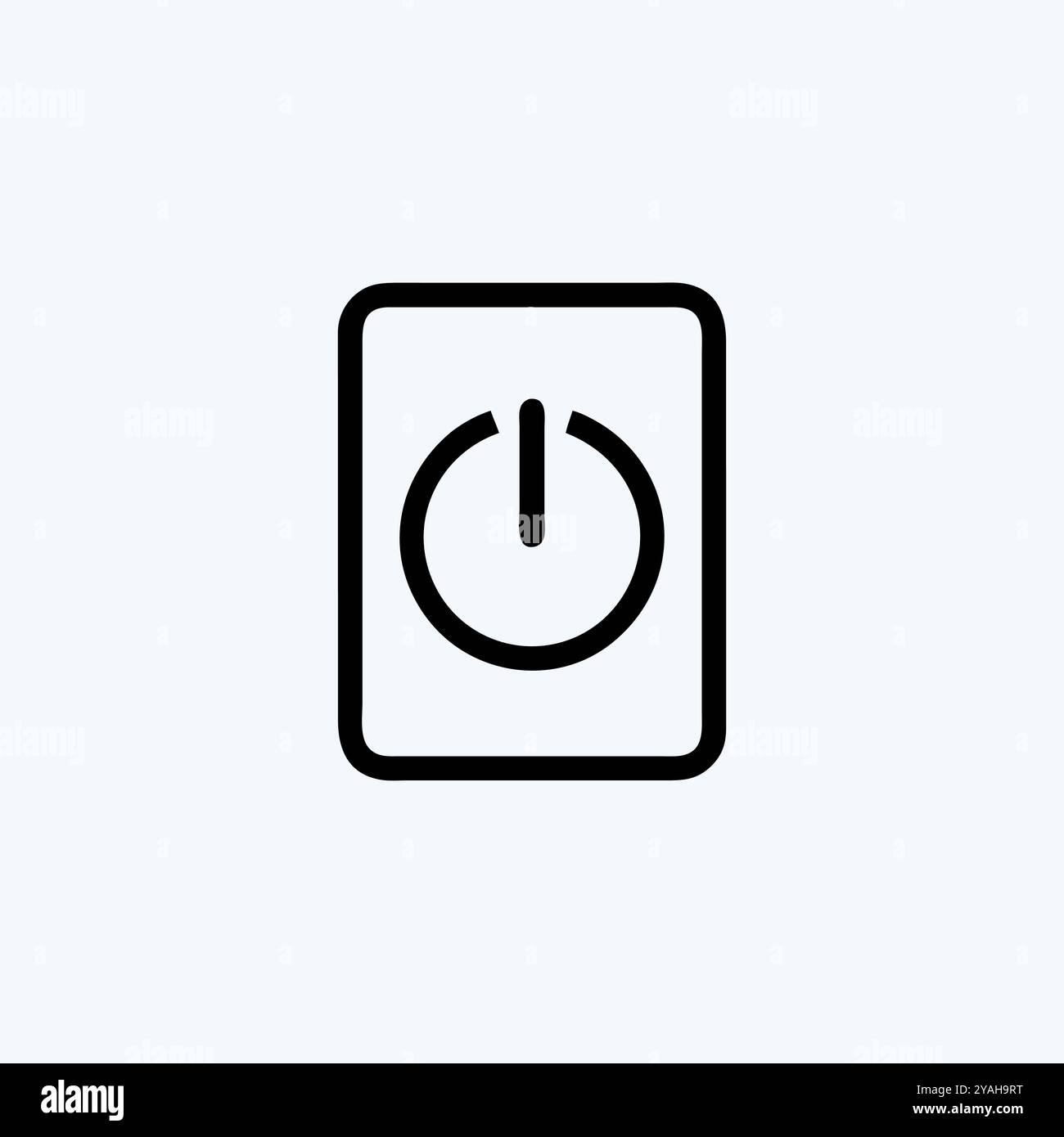 Power On/Off icon vector art image Stock Vector Image & Art - Alamy