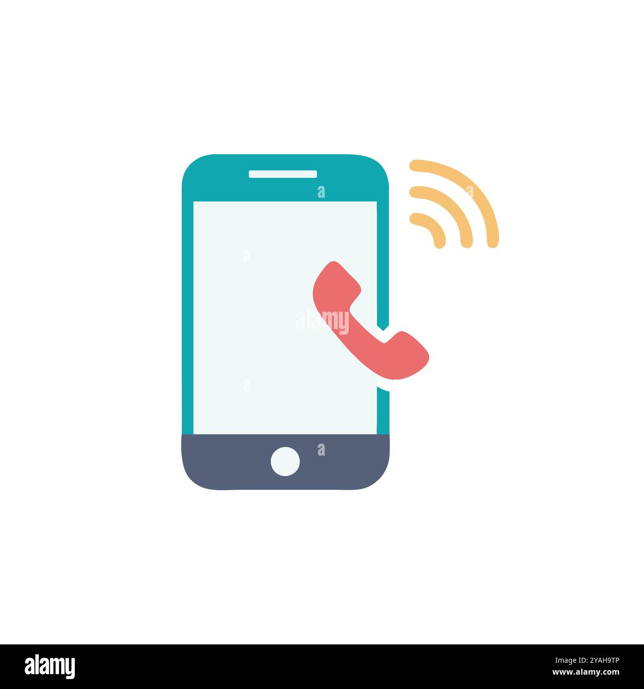 Ringing mobile phone icon hi-res stock photography and images - Alamy