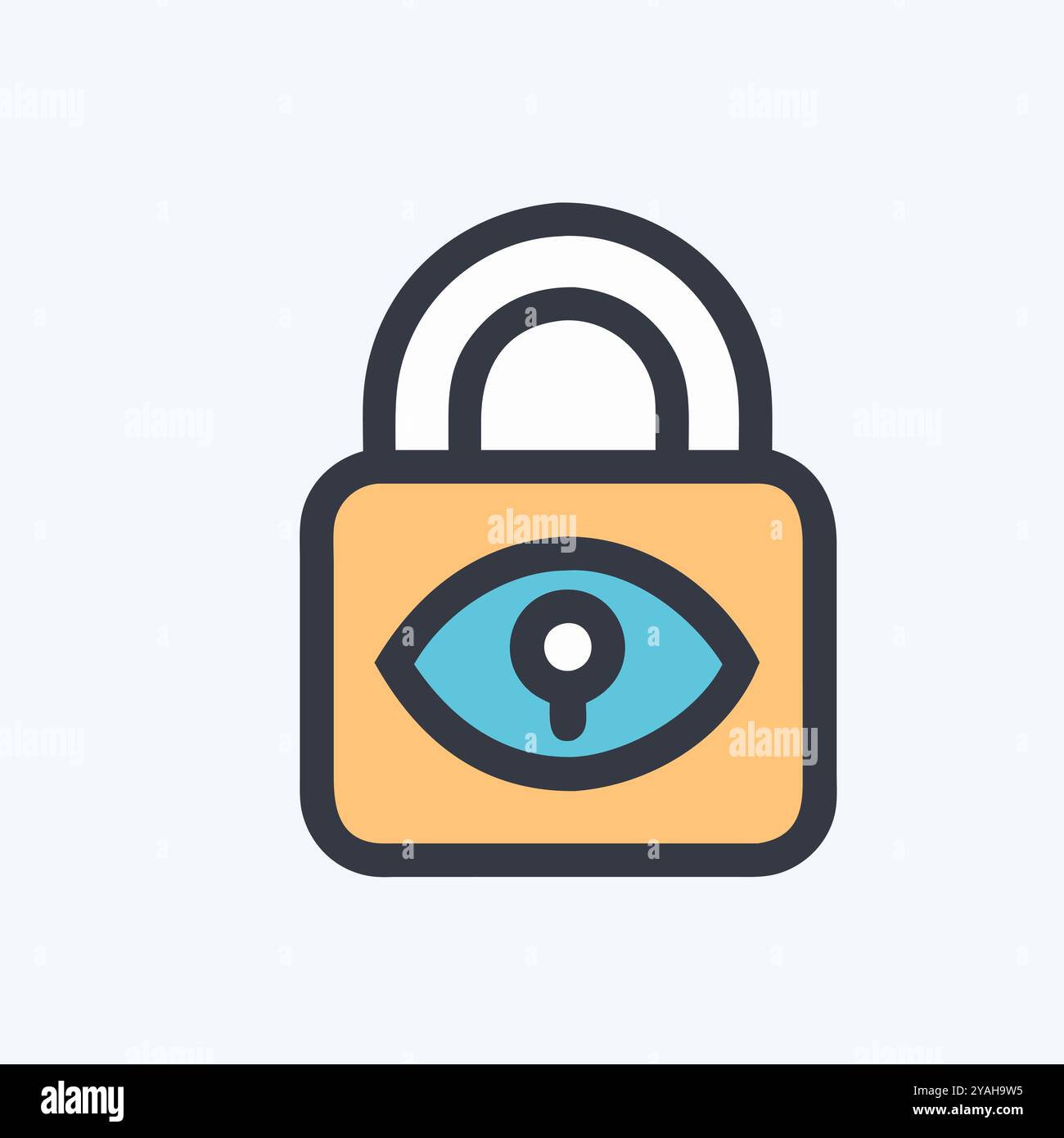 Privacy icon vector art image Stock Vector Image & Art - Alamy