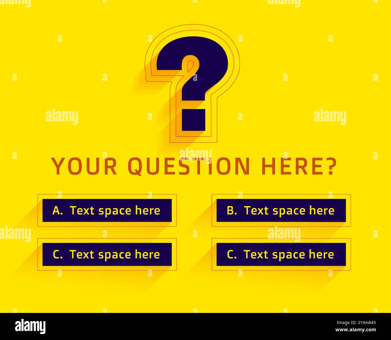 intellectual quiz game template for query and knowledge vector Stock ...