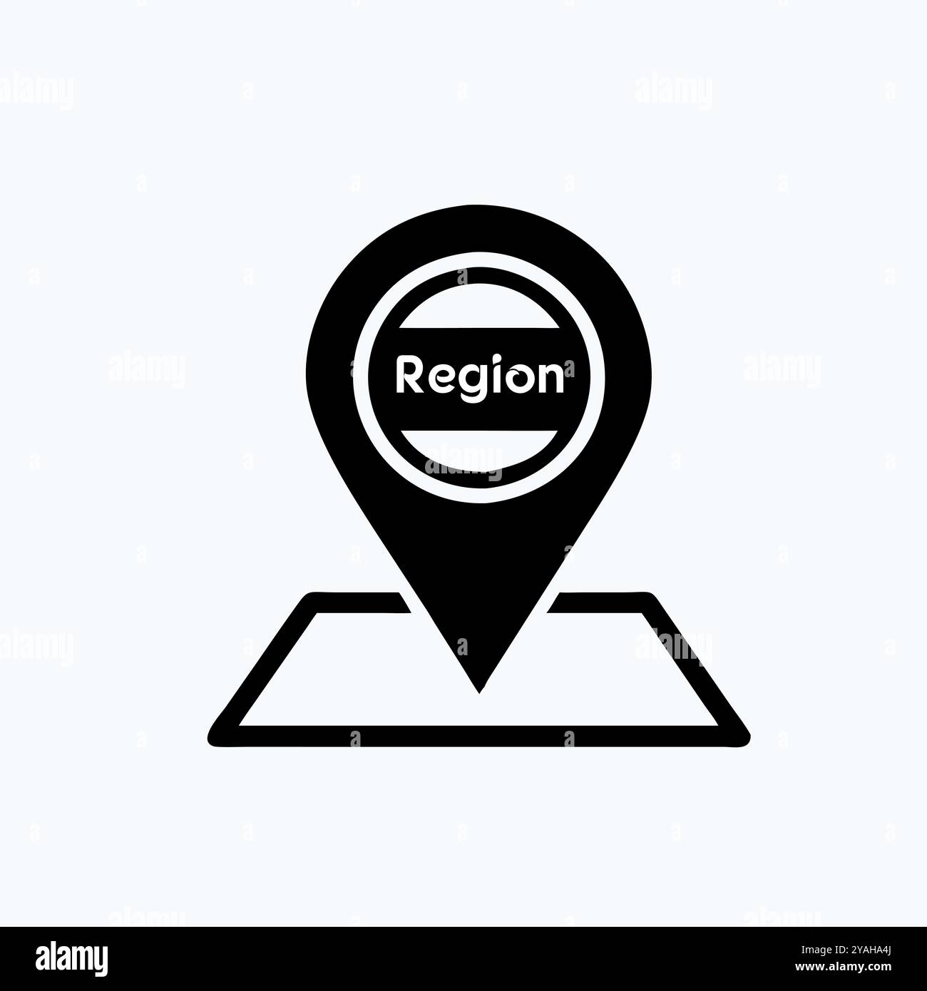 Region Icon vector image Stock Vector Image & Art - Alamy
