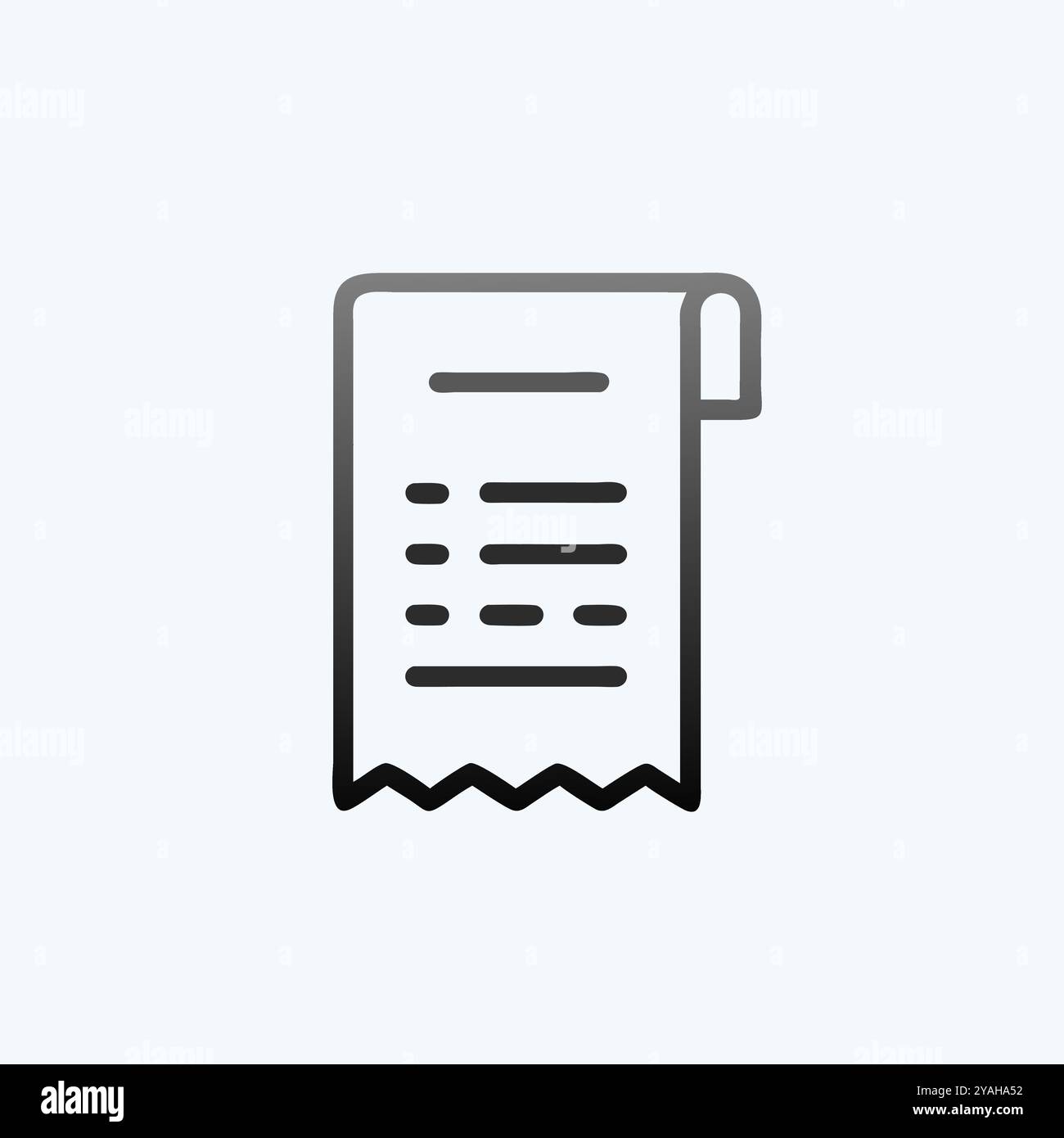 Financial transaction receipt Stock Vector Images - Alamy