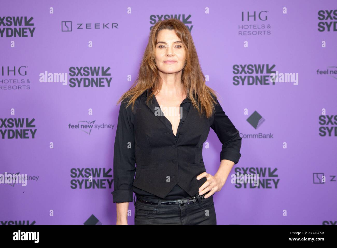 Sydney, Australia. 14th October 2024: Sara Wiseman arrives on the ...