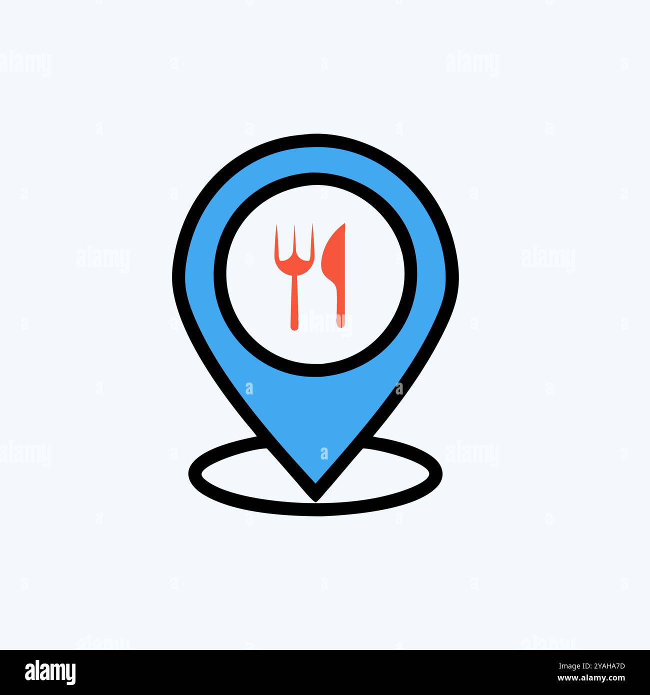 Map of cut knife Stock Vector Images - Alamy