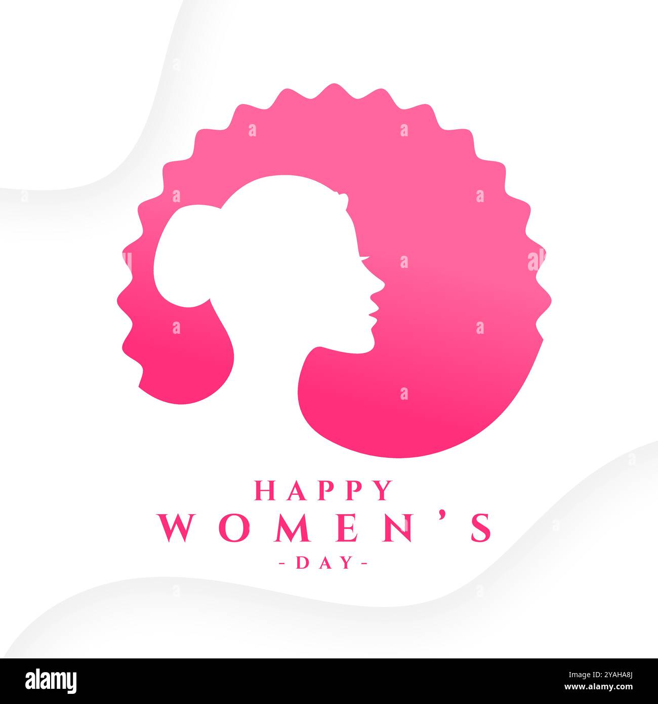 artistic happy women's day celebration background in papercut style ...