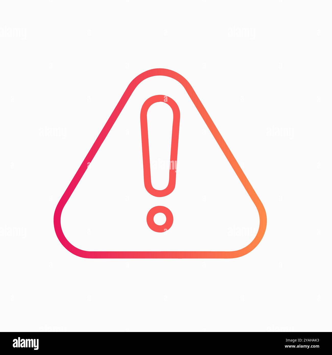 Warning icon vector Stock Vector Images - Alamy