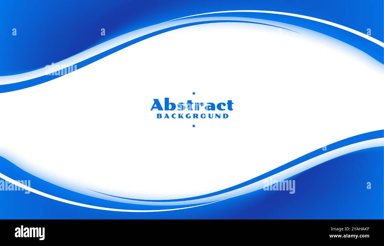 modern blue water flow motion background in wavy style vector Stock ...