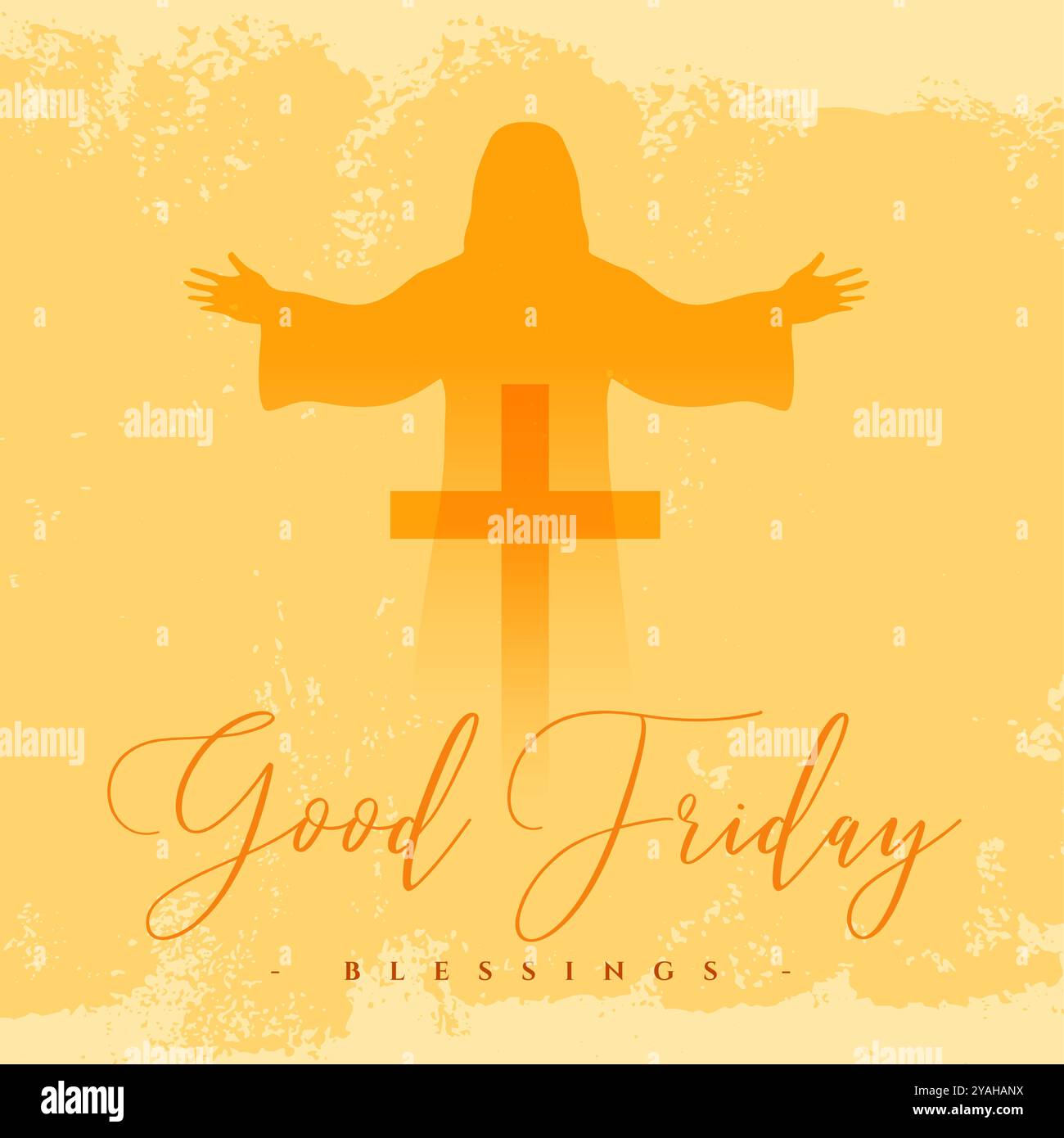 holy week good friday greeting card design vector Stock Vector Image ...