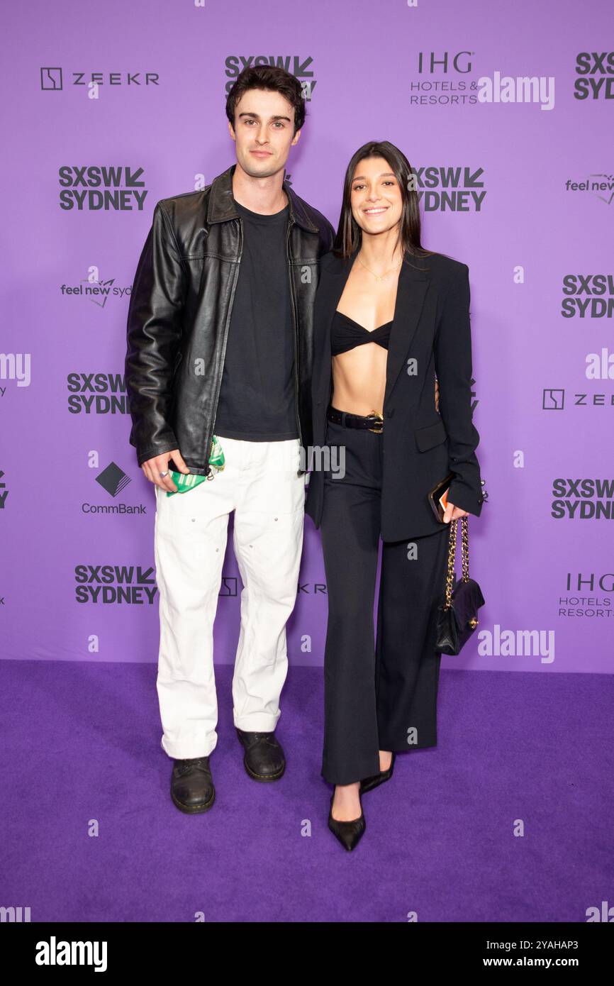 Sydney, Australia. 14th October 2024: Mitchell Bourke and tbc arrive on ...