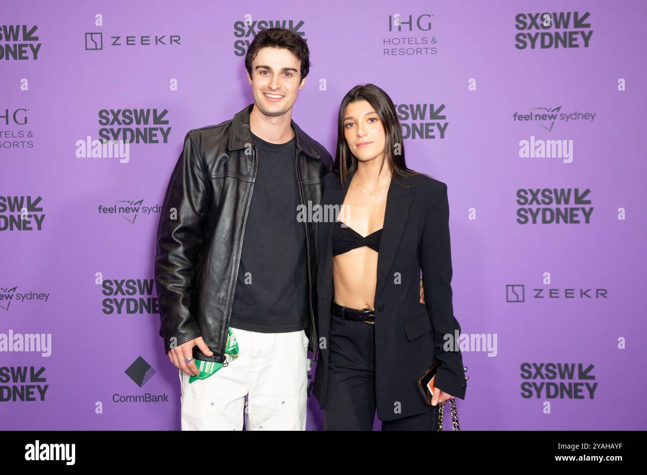 Sydney, Australia. 14th October 2024: Mitchell Bourke and tbc arrive on ...