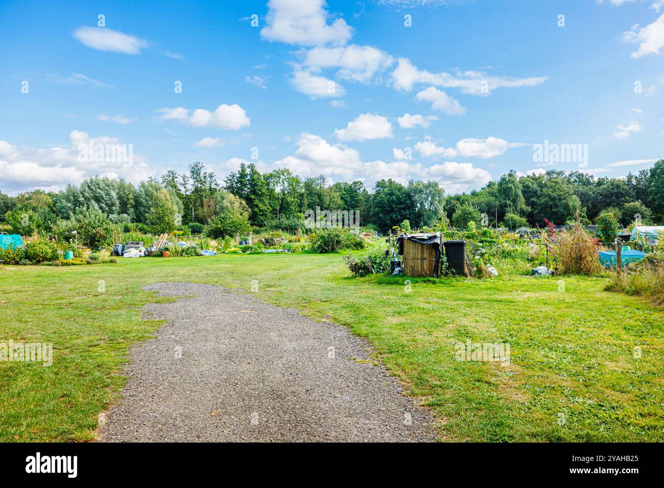 Compton Parish Allotments (community gardens), created in 1830, and ...