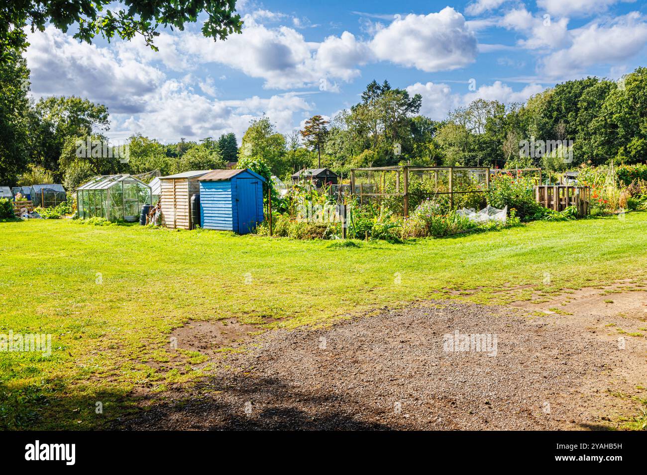 Compton Parish Allotments (community gardens), created in 1830, and ...