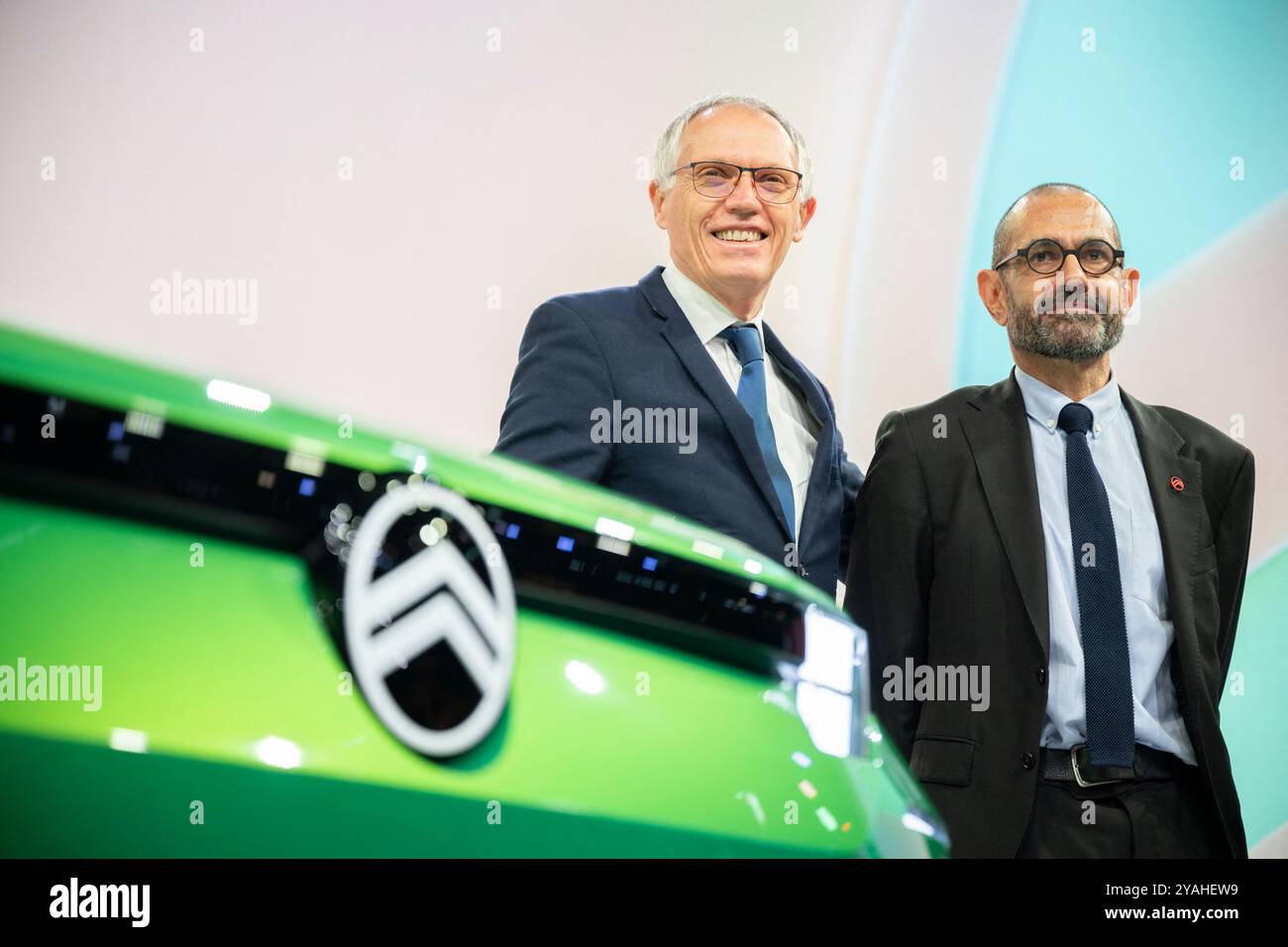 Citroen brand CEO Thierry Koskas and Carlos Tavares, Chief Executive ...