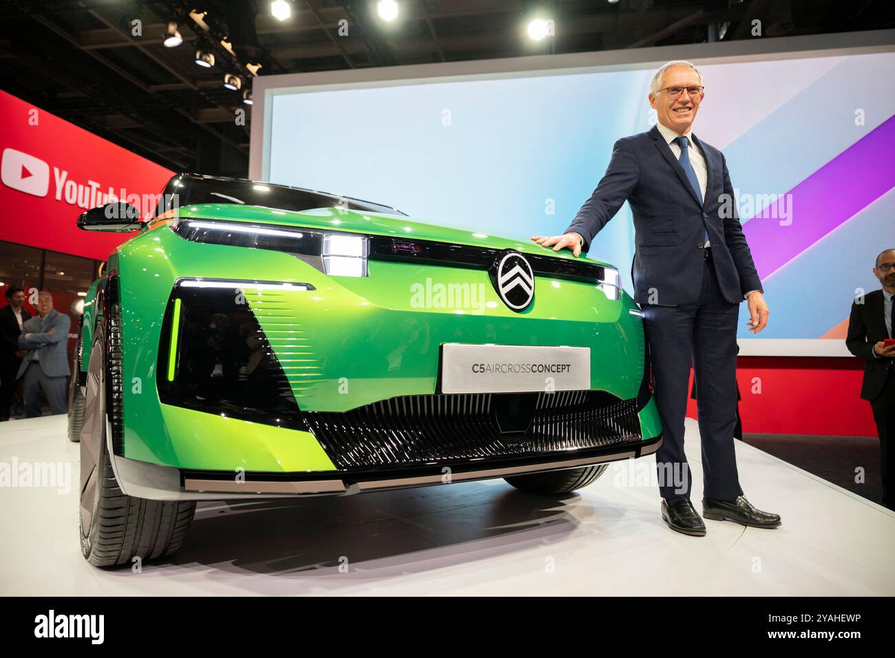 Carlos Tavares, Chief Executive Officer of Stellantis, poses in front ...