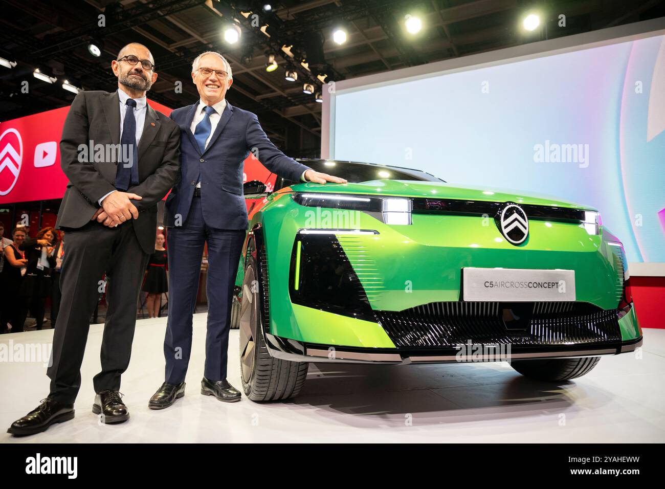 Citroen brand CEO Thierry Koskas and Carlos Tavares, Chief Executive ...