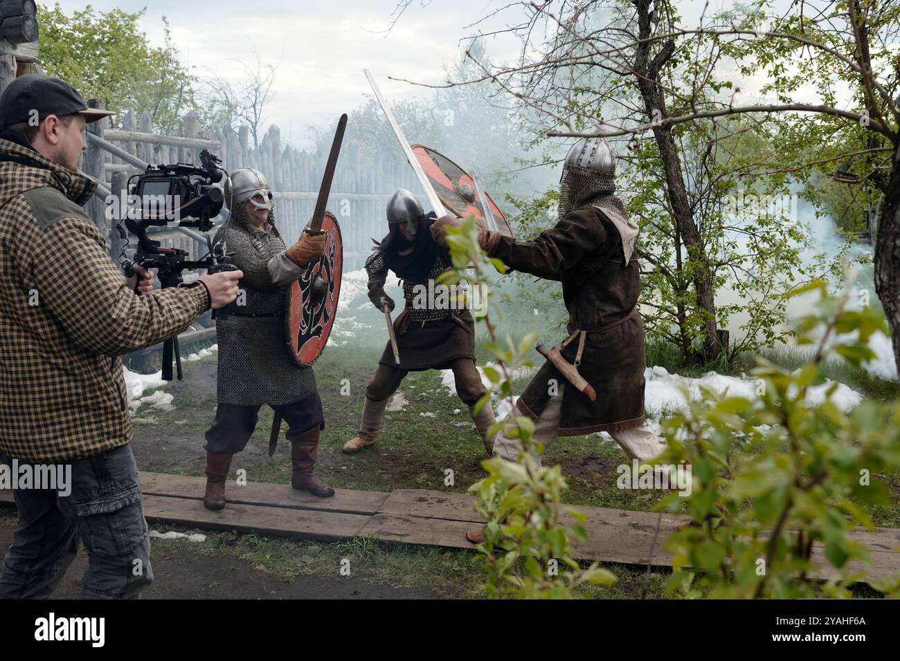 Medieval battle scene hi-res stock photography and images - Alamy