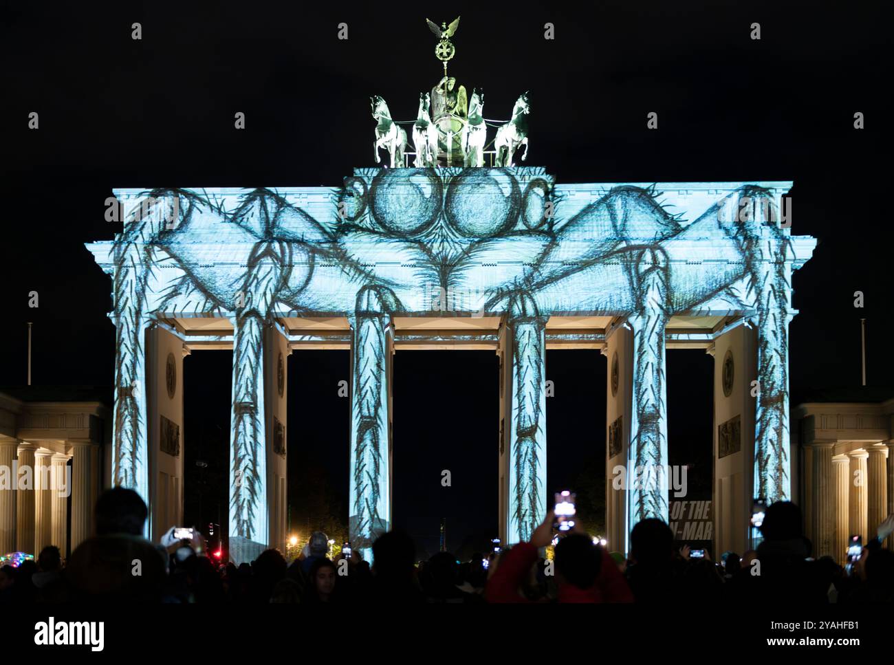 20th Berlin festival of lights 2024, Berlin, Brandenburg Gate, Germany ...