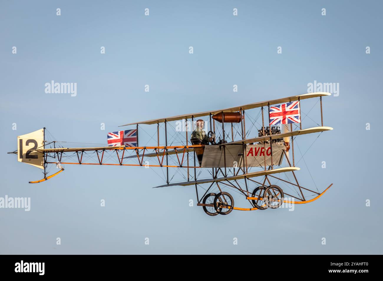 1911 Avro Triplane '12', Old Warden Airfield, Biggleswade, Bedfordshire ...