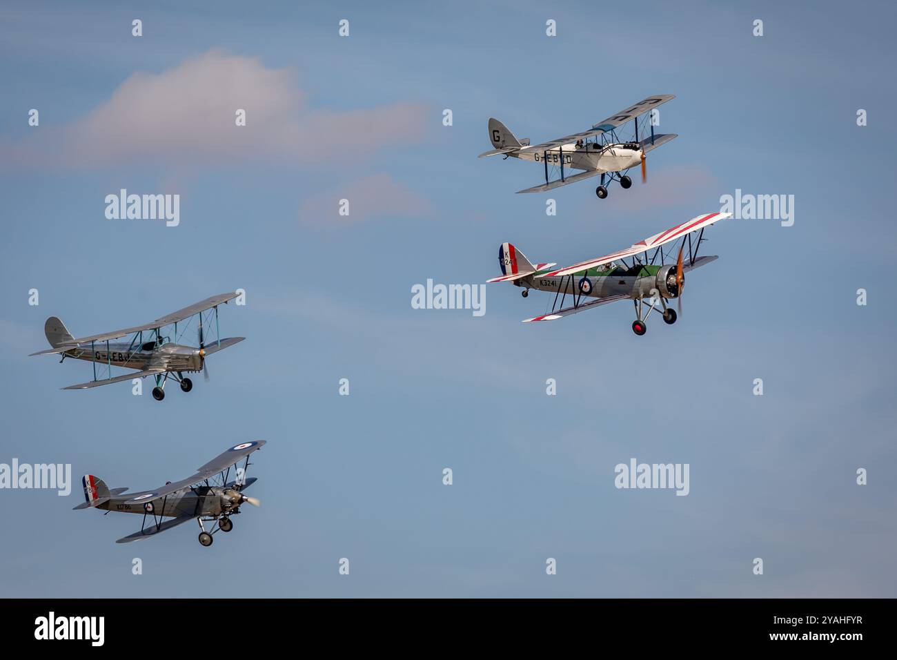 Blackburn B2 'G-AEBJ', Hawker Tomtit 'K1786', De Havilland DH60X Moth ...