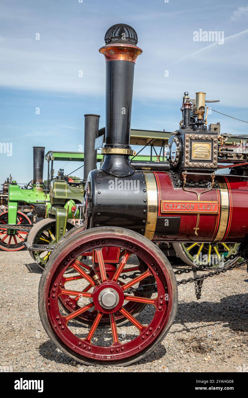 Burrell Traction Engine No.4055 'Crimson Lady' , Old Warden Airfield ...