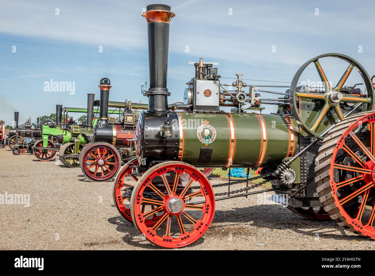 William Foster & Co Ltd Traction engine VL3465 'Barbara' & Burrell ...