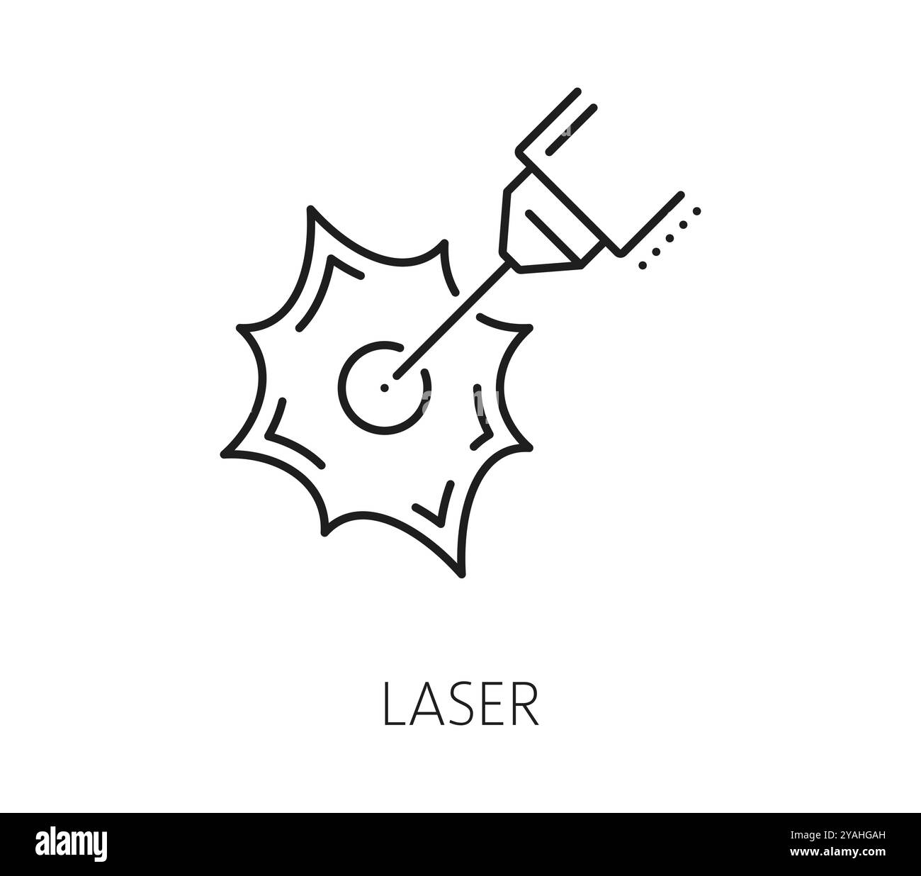 Laser marking machine Stock Vector Images - Alamy