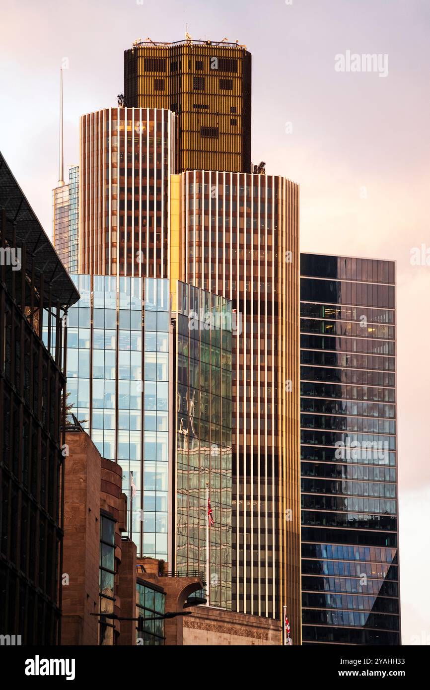 Modern high rise office buildings in City of London Stock Photo - Alamy