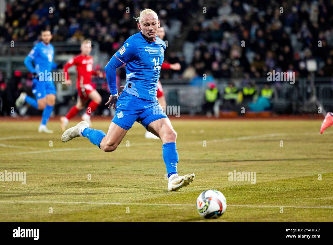 Kolbeinn Finnsson of Iceland Iceland v Wales in the UEFA Nations League ...