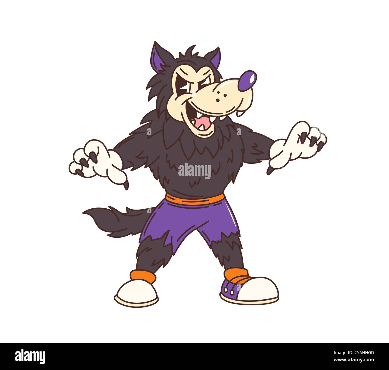 Monster comic character hipster Stock Vector Images - Alamy