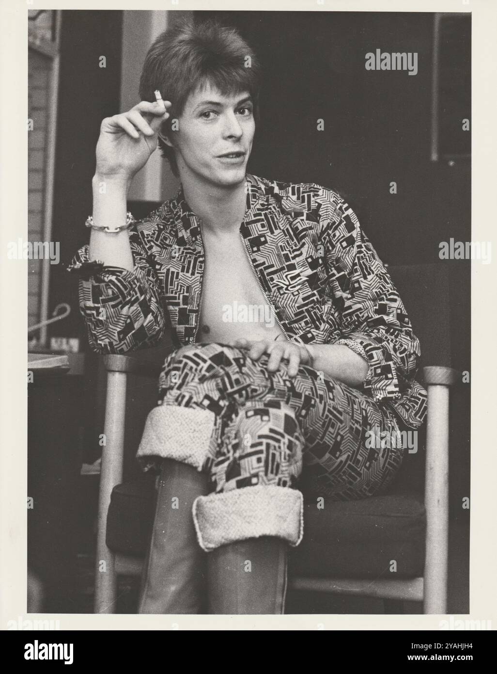 David Bowie By Photographer Barry Wentzell 1973 Stock Photo - Alamy
